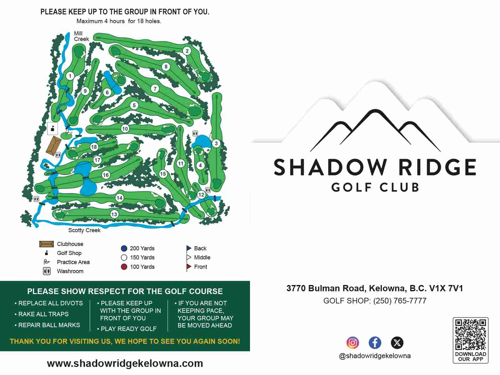 Shadow Ridge Golf Club | Kelowna Golf Course | Explore Course
