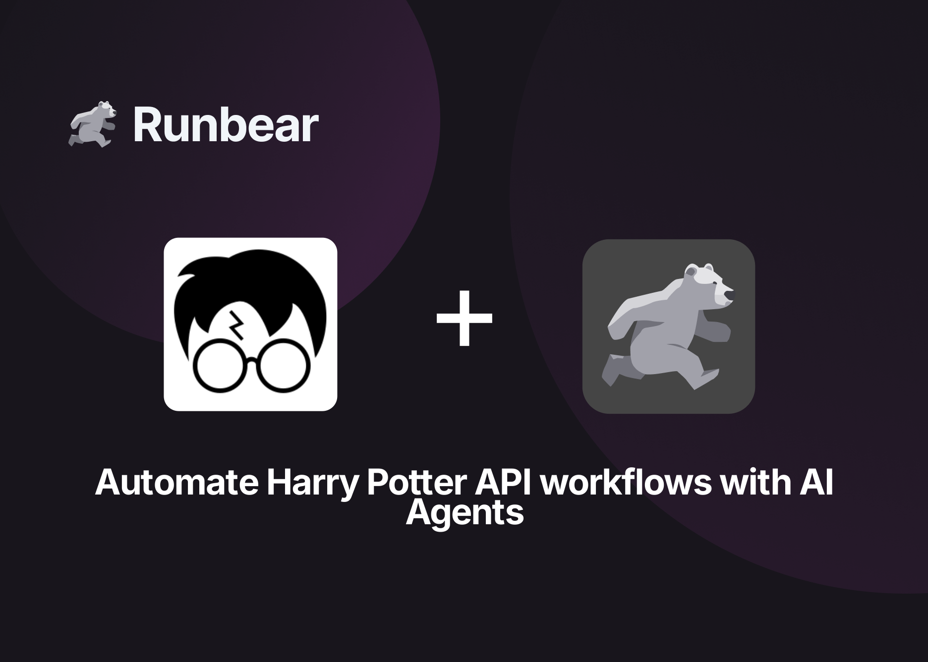 Harry Potter API | Runbear