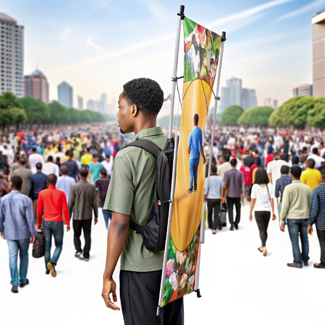 X Banner Human Display (50 x 120 cm) | Buy X Banner Human Display (50 x ...