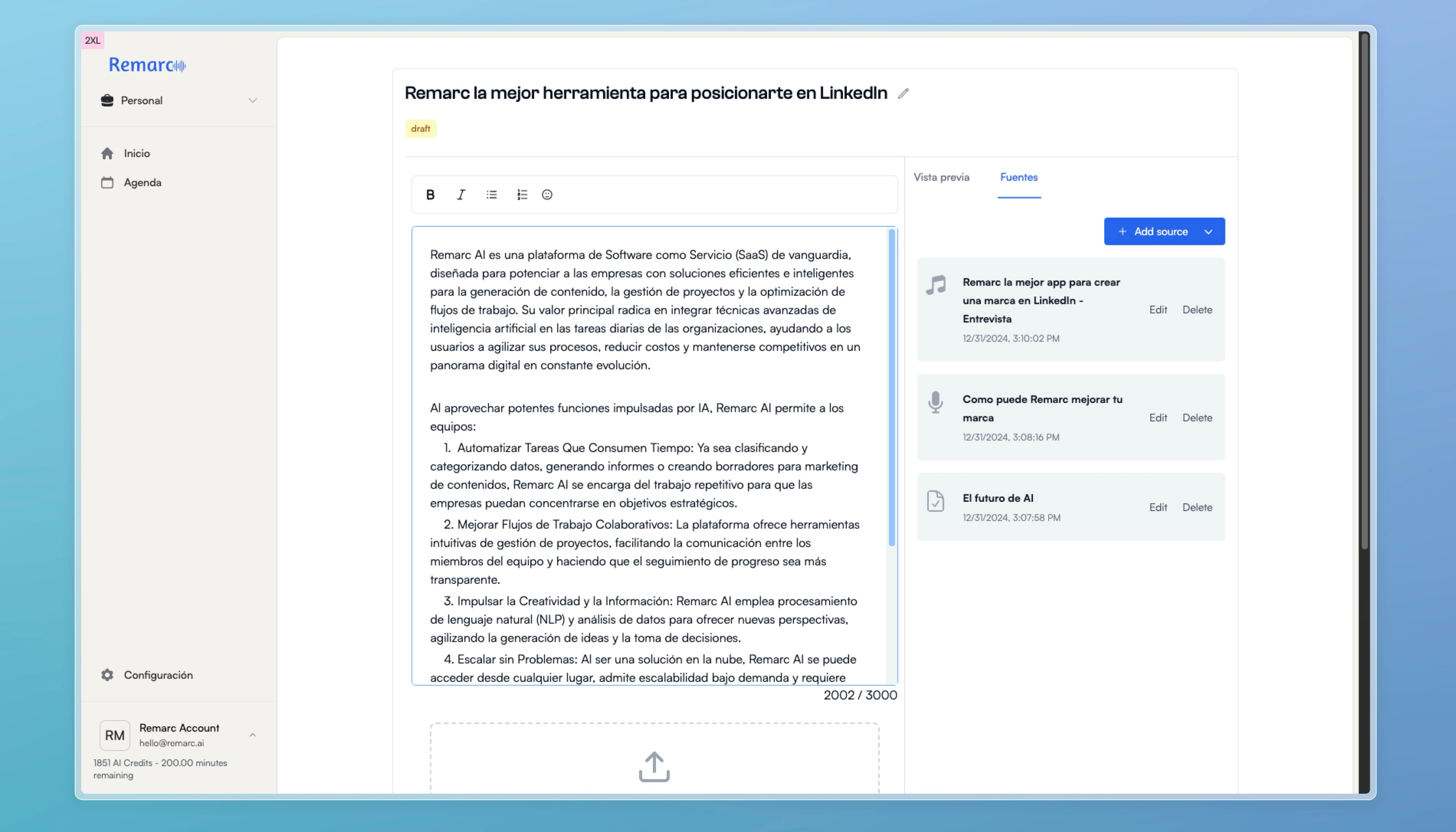 Remarc - Convierte tu voz en ventas