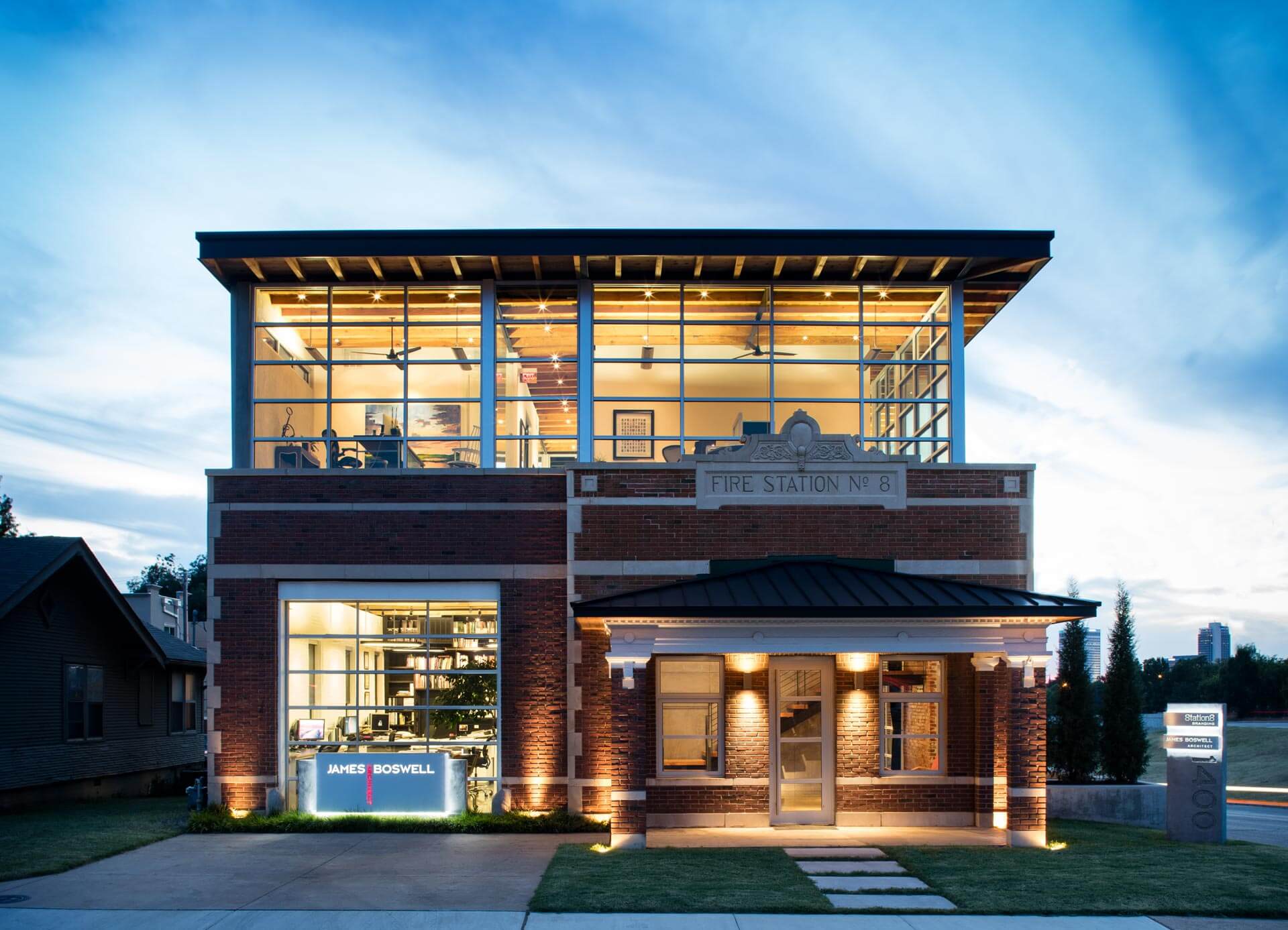 City of Tulsa Fire Station No. 8 becomes an award-winning advertising ...